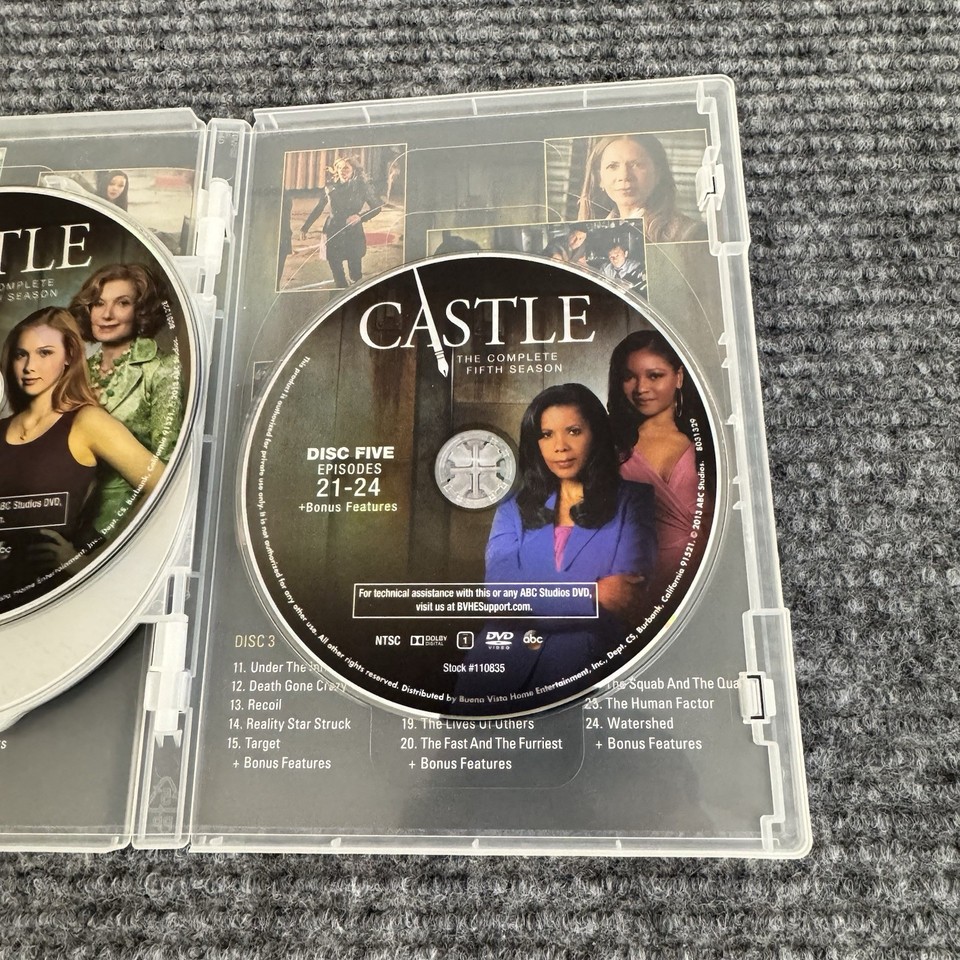 Castle: the Complete Fifth Season (DVD, 2012) 786936831580| eBay