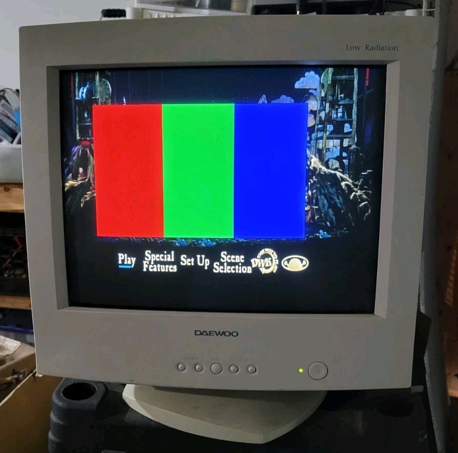 DAEWOO 712D 17 INCH CRT RETRO GAMING MONITOR | eBay