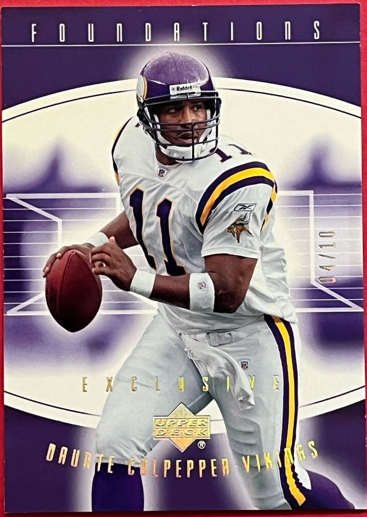 2004 Upper Deck Foundations - Daunte Culpepper #56 Exclusive Rainbow ...