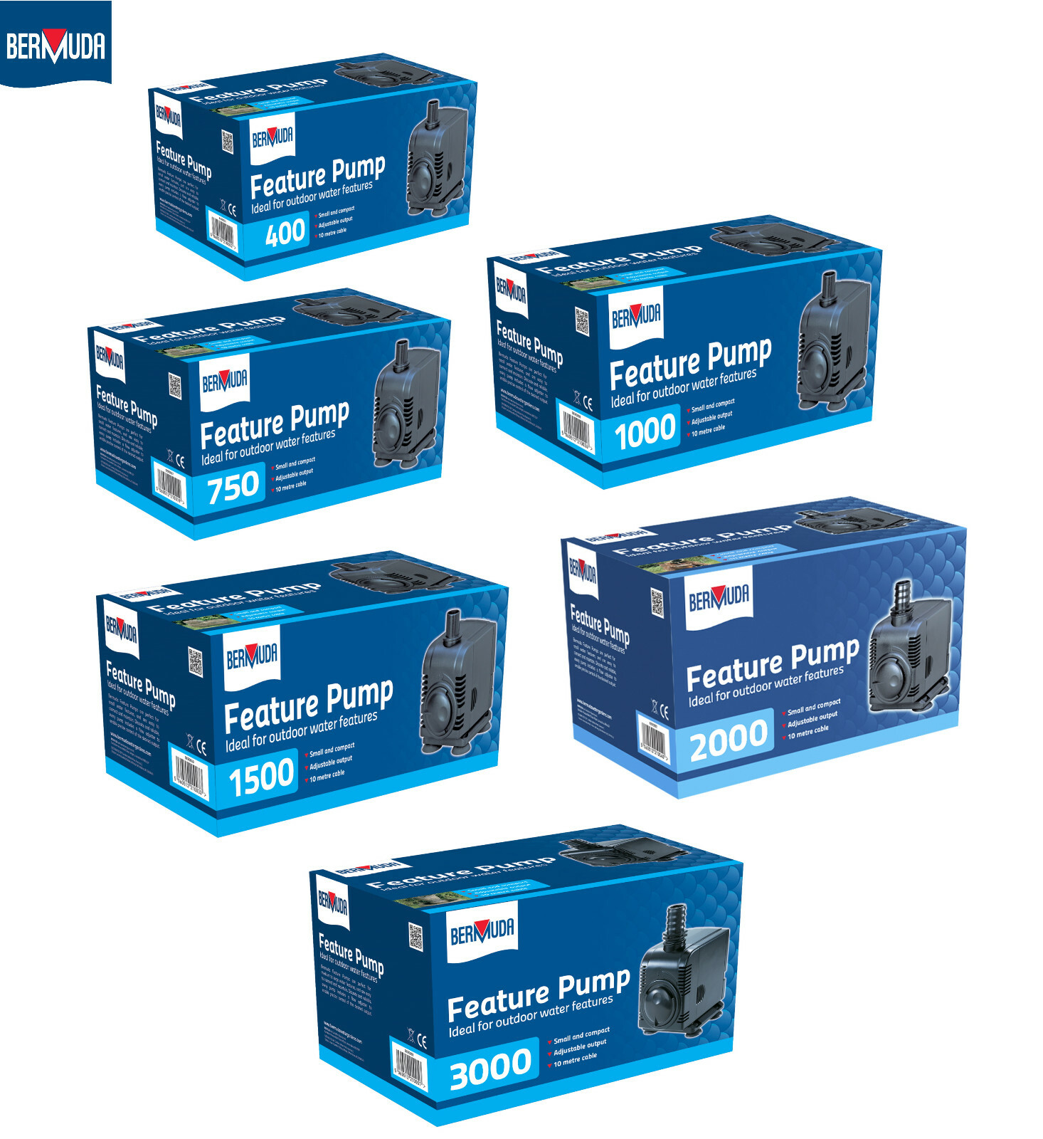 BERMUDA WATER FEATURE PUMP POND GARDEN ORNAMENT SPITTER STATUE FISH KOI ...