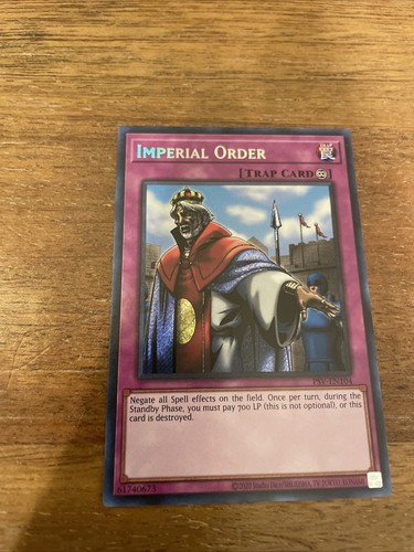 Yu-Gi-Oh! Imperial Order - PSV-EN104 - 25th Anniversary Edition ...