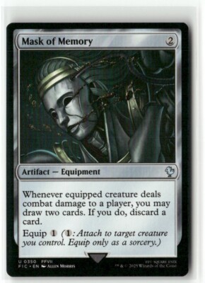 Mask of Memory - Commander FINAL FANTASY MTG NM | eBay
