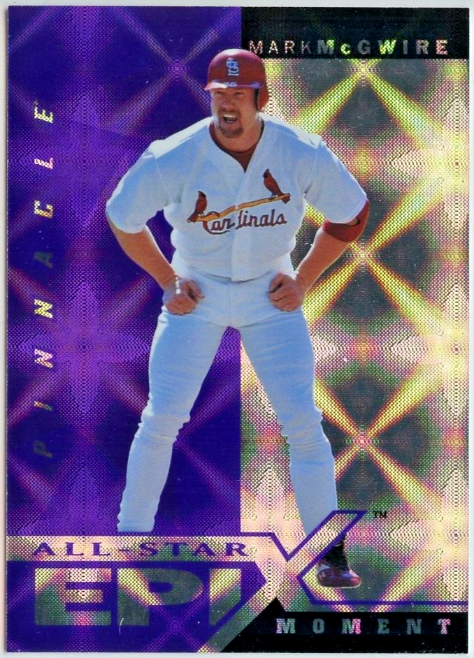 1998 Pinnacle Epix Moment Purple Mark McGwire *ST. LOUIS CARDINALS* | eBay