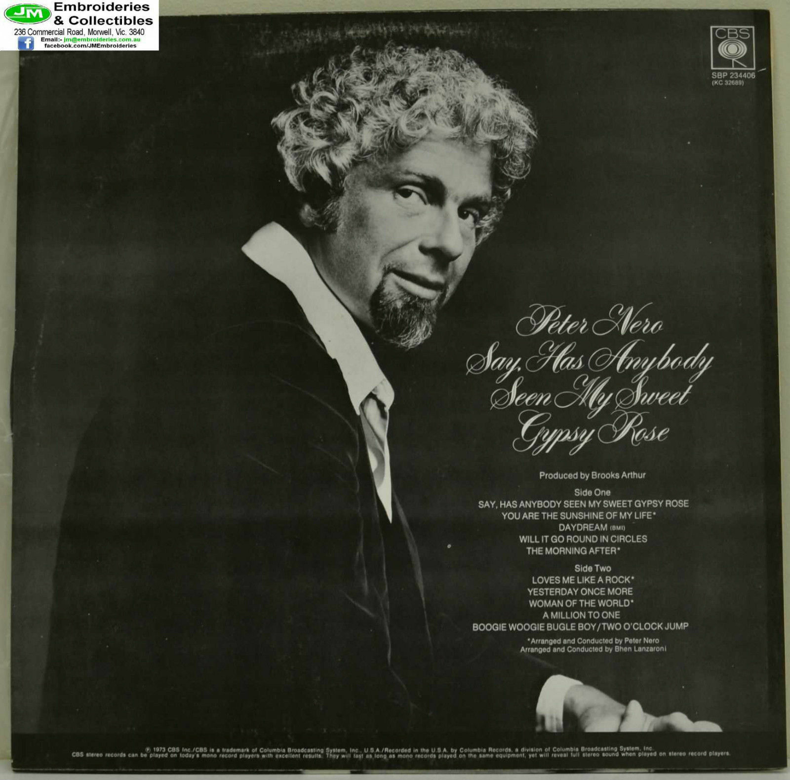 Peter Nero, Say, Has Anybody Seen My Sweet Gypsy Rose, 1973, Vinyl LP ...
