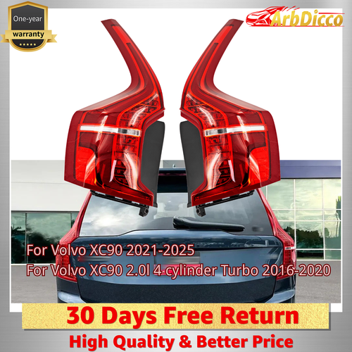Driver LED Tail Light LH RH FOR Volvo XC90 2016 2017-25 Rear Stop Lamp ...