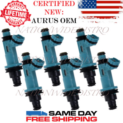 6x OEM NEW AURUS FUEL INJECTORS FOR 2001-2005 Lexus IS300 3.0L I6 23250 ...