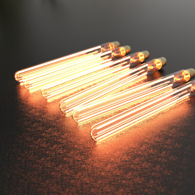 6X Long Tubular Light LED Bulb Filament Tube Globe 6W Warmwhite 300MM ...