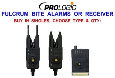 NEW PROLOGIC SINGLE FULCRUM RMX PRO BITE ALARM OR RECEIVER FOR CARP ROD ...