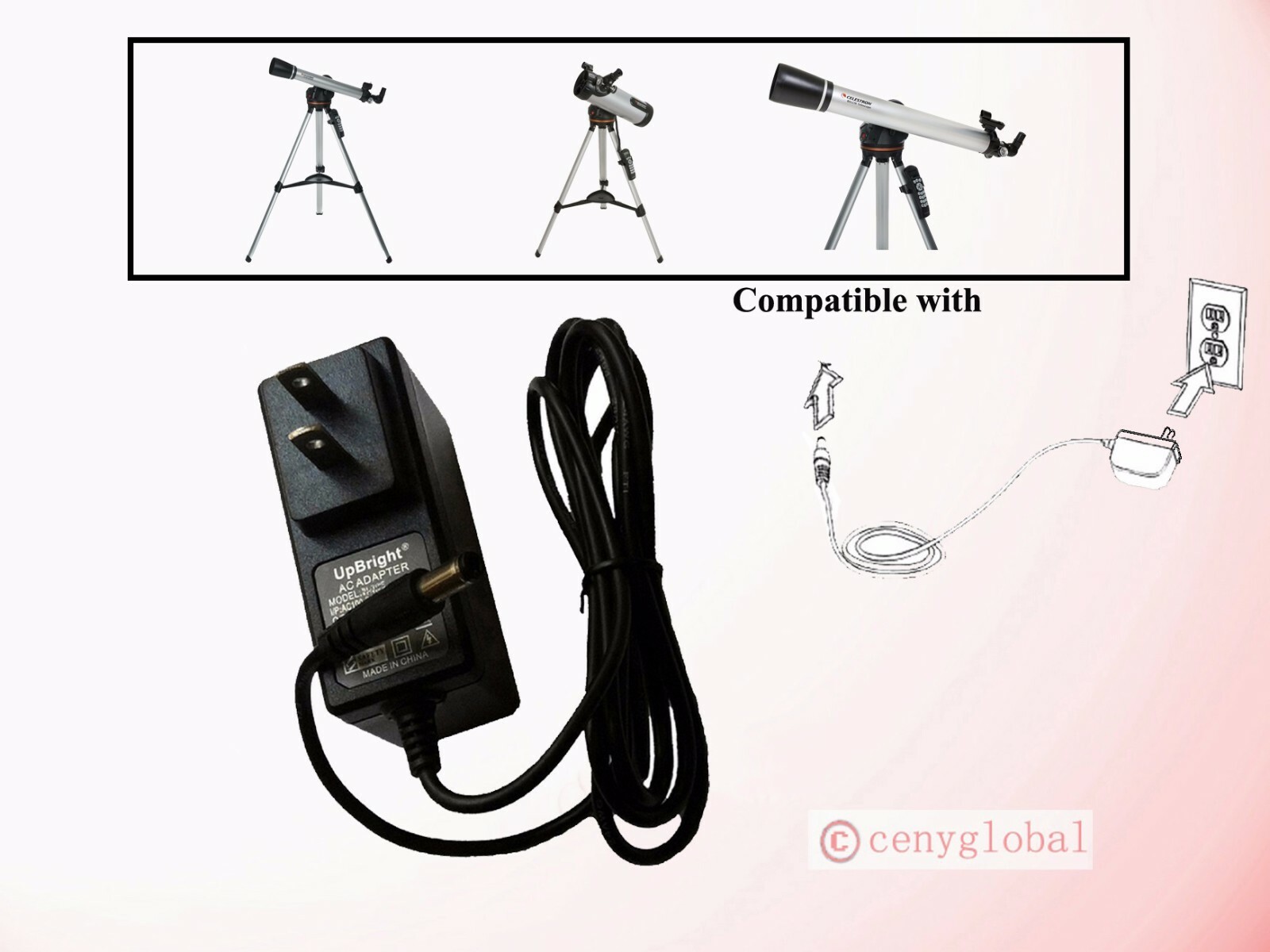 AC Adapter For Celestron NexStar SE GT SLT Series Computerized ...