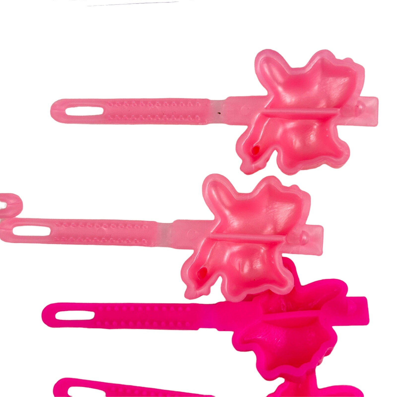 Vintage 1980s Hair Clip Snap Tight Neon Barrettes GOODY Set of 12 Bears ...