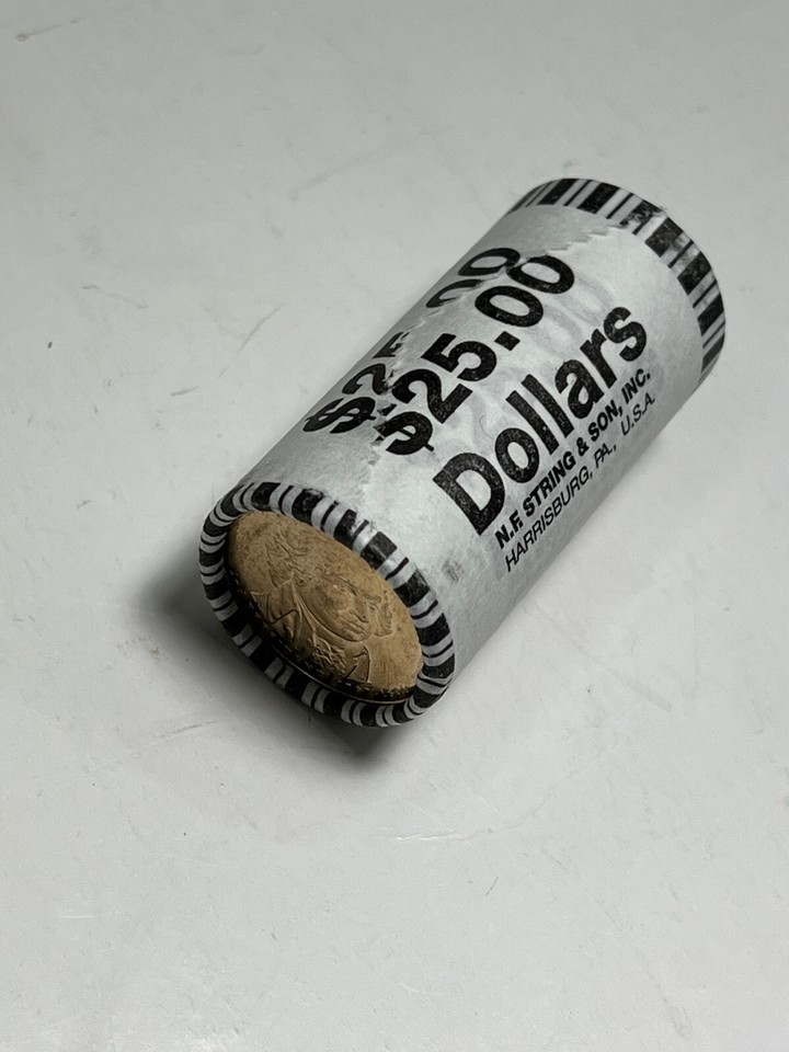 Unsearched Rolls US Dollar Circulated Mixed Coins (1 Roll of $25) | eBay