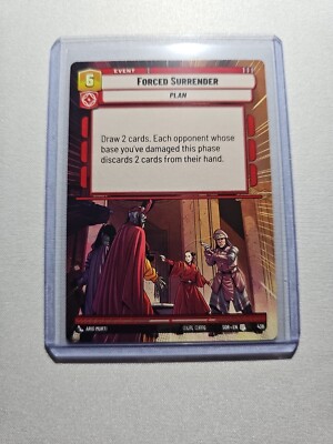 Forced Surrender #438 Hyperspace Star Wars Unlimited Spark of Rebellion ...