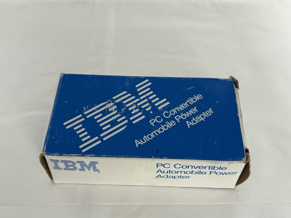 IBM Convertible PC 5140 Automobile Power Adapter Vintage, New Old Stock ...