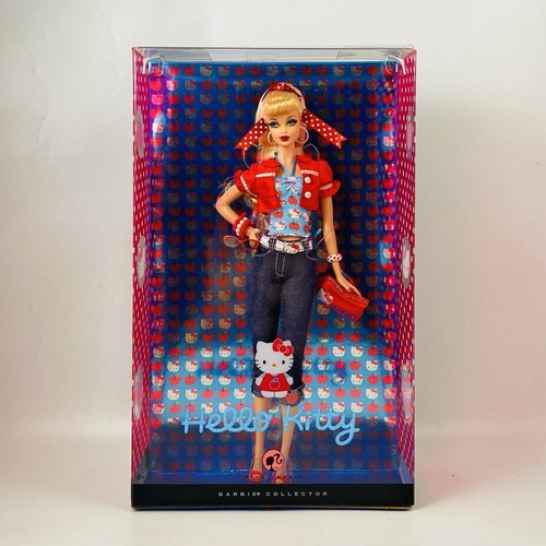 🌟Hello Kitty Barbie Doll Sanrio Apple Tree 2008 Pink Label Mattel M9958 ...