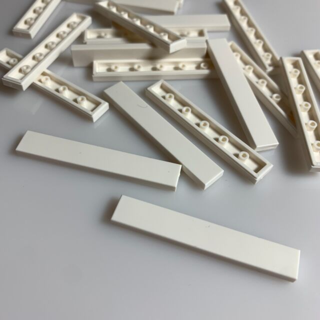 20 LEGO White 1x6 Tiles (6636/663601) modular finishing for sale online ...