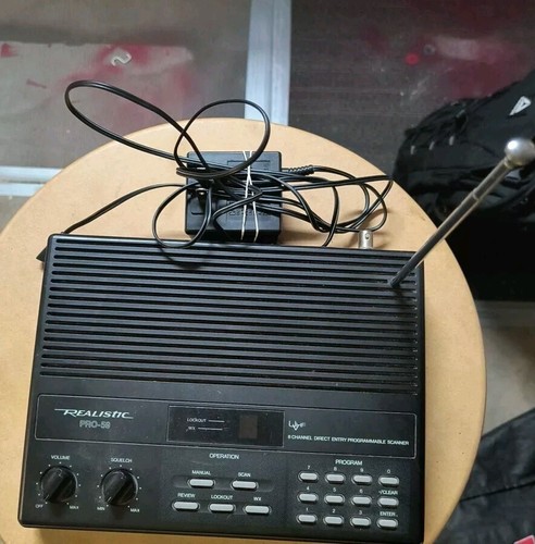 RadioShack PRO-59 8 Channel Programmable Scanner Receiver Tested ...