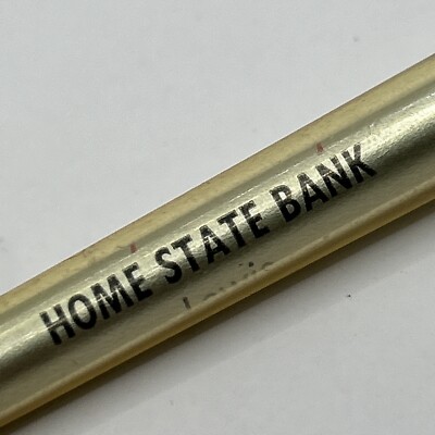 VTG Ballpoint Pen HOME STATE BANK Lewis Kansas | eBay