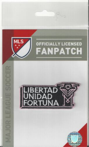 Official MLS Soccer Inter Miami FC Club Jersey Patch Freedom Unity ...