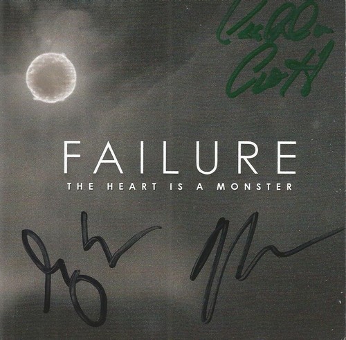 Failure Autographed The Heart Is A Monster CD #1 (ACOA) | eBay