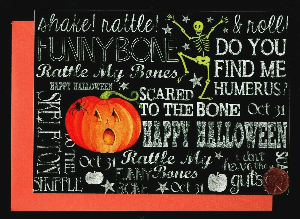 Funny Halloween Card Sayings