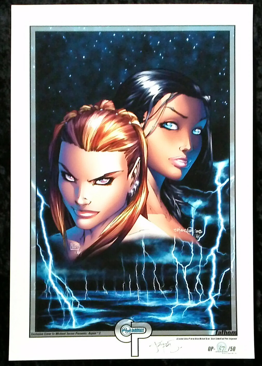 ASPEN KIANI FATHOM OP ART PRINT ~ MICHAEL TURNER & PETER STEIGERWALD | eBay