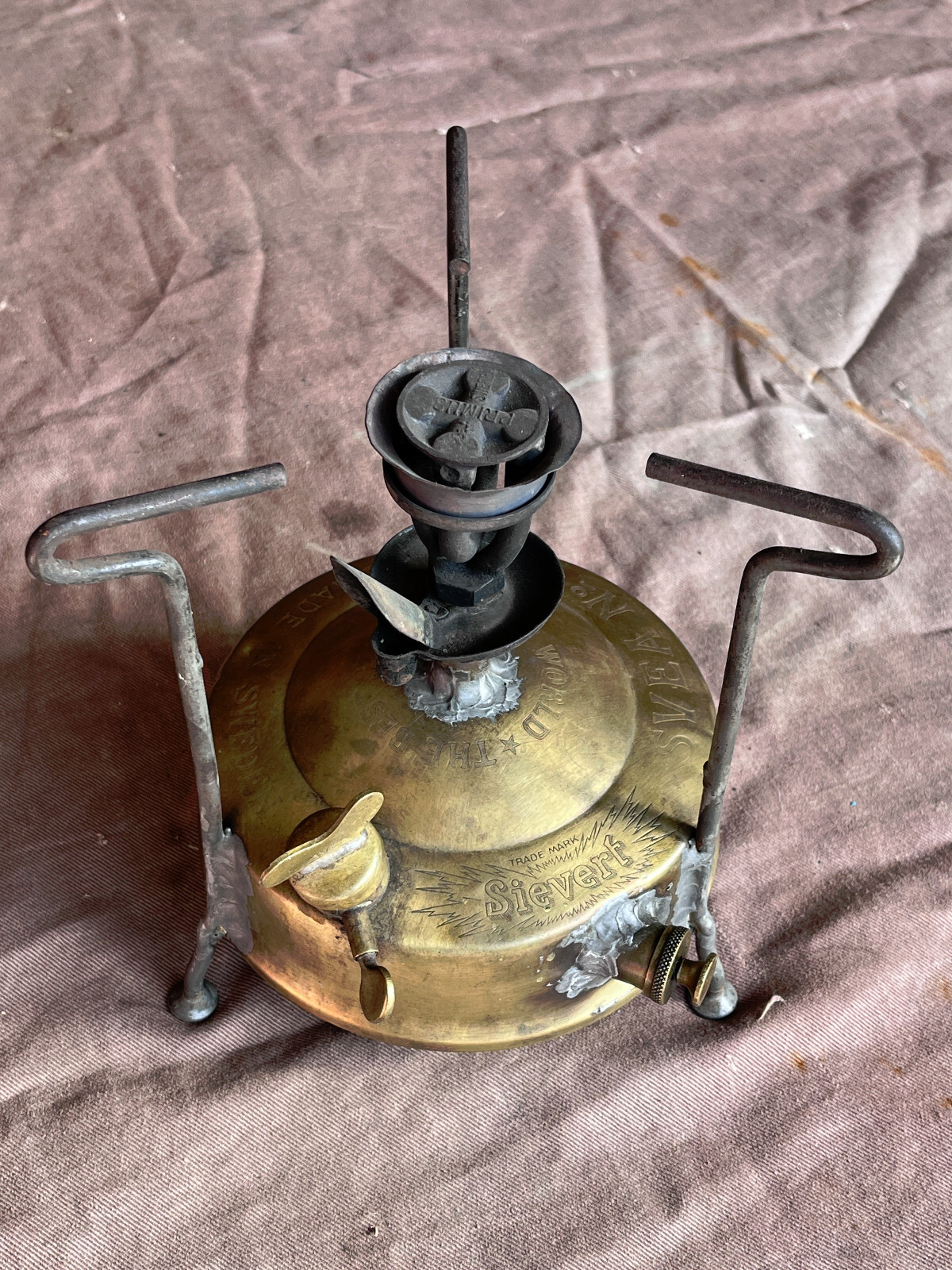 Vintage SIEVERT SVEA 5 Brass Roarer Burner Kerosene Stove Made In ...