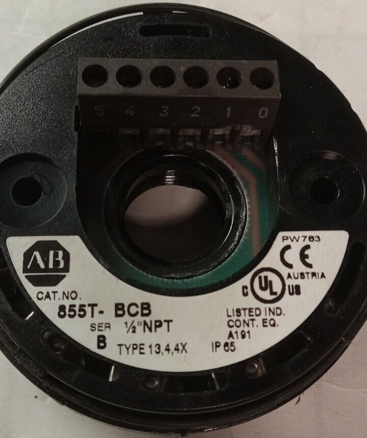 ALLEN BRADLEY STACK LIGHT BASE 1/2" NPT 855T-BCB | eBay