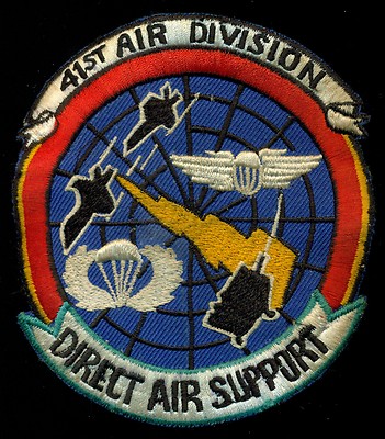 USAF 41st Air Division Direct Air Support Patch A-3 | eBay