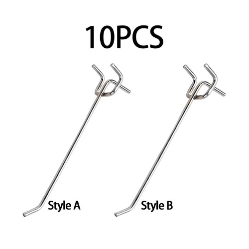 10 x Pegboard Hooks Slat Wall Hooks Commercial Accessories | eBay