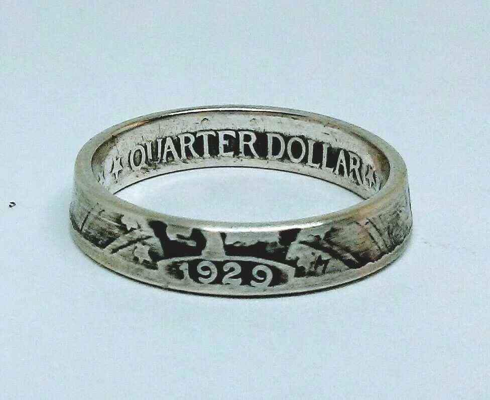 Quarter Coin Rings