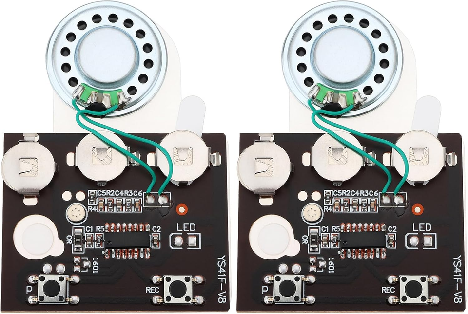 2Pcs Sound Module Key Recording Chip 60 Seconds Rrecording for DIY ...