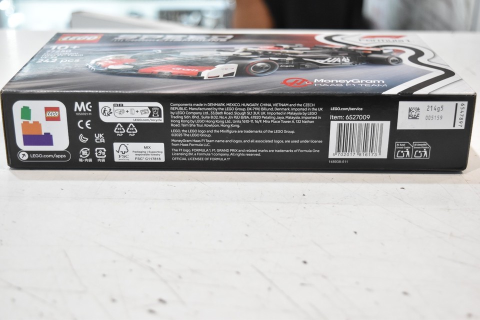 LEGO 77250 MoneyGram Haas F1 Team VF-24 Race Car | eBay Australia