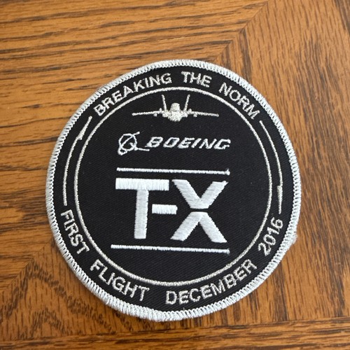 Boeing T-X First Flight Patch. T-X Is Precursor To New USAF T-7A Red ...