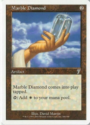 Marble Diamond 7th Edition Light Play MTG Magic DNA GAMES | eBay