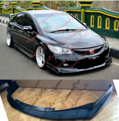 JDM HONDA Civic 8th Gen Fd Front Bumper Lip Type R PLASTIC 2009 2012 ...
