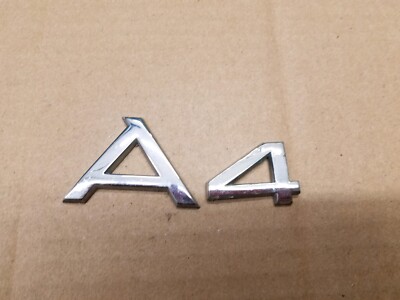 Audi OEM A4 Rear Individual Letter Lettering Emblem Badge Logo ...