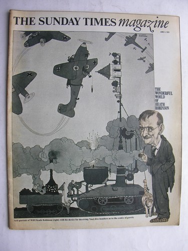 SUNDAY TIMES June 4 1972 Heath Robinson Paulette Goddard Murray Sayle ...