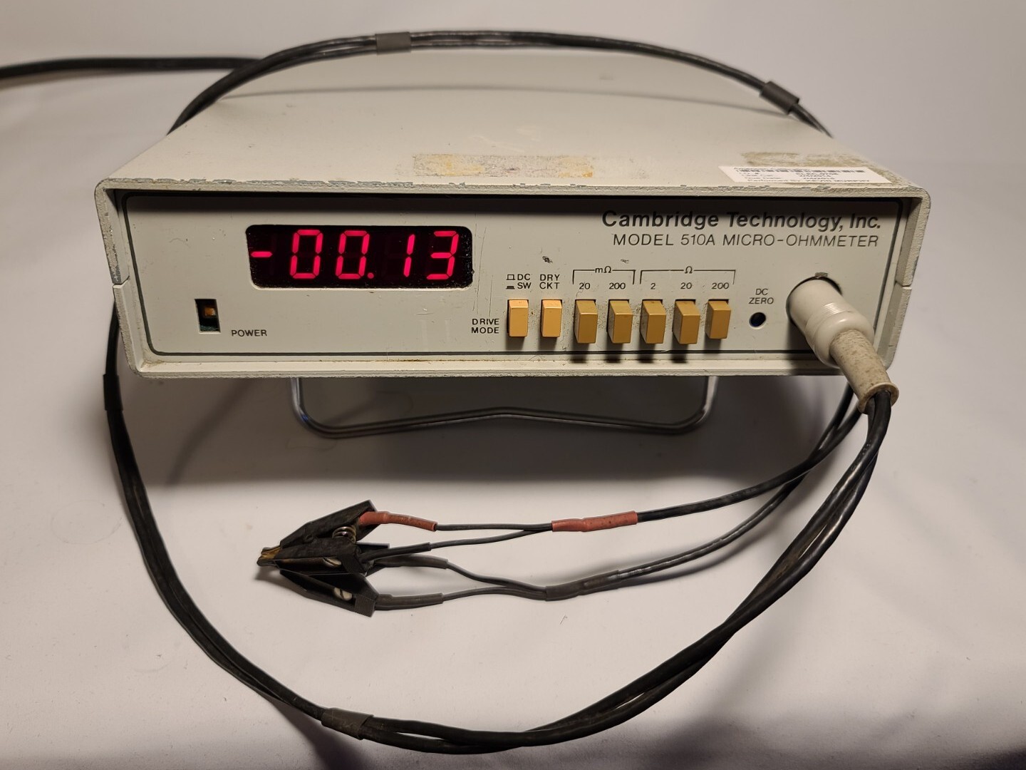 Cambridge Technology Model 510A Micro Ohmmeter | eBay