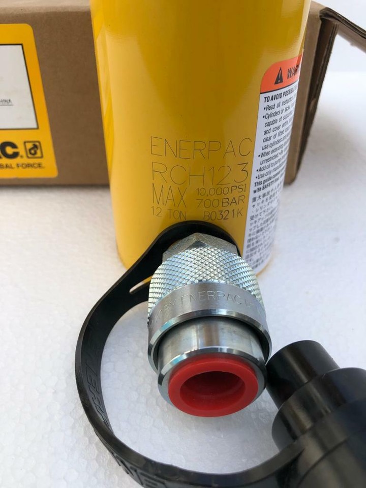 Enerpac RCH 123 Hydraulic Holl-O-Ram Cylinder 12 Tons Capacity 3 ...