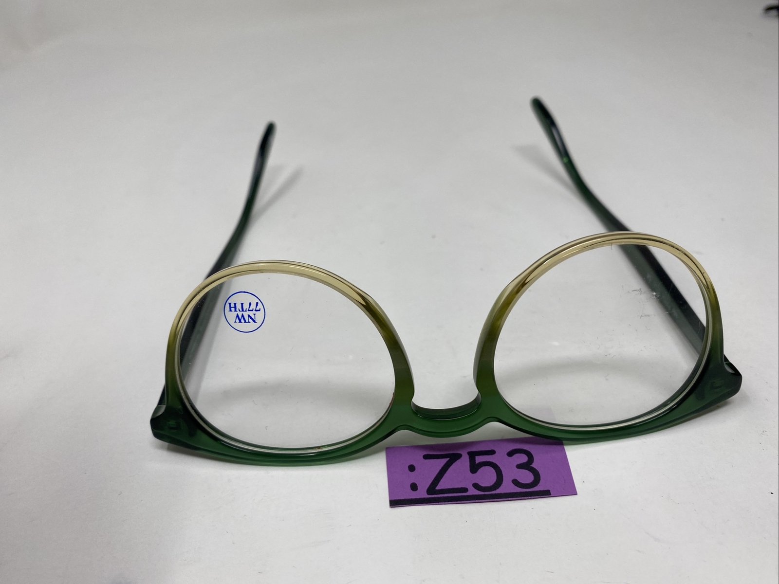 NW 77th EYEWEAR MOD 1059 49/22/145 EMERALD GREEN CRYSTAL ROUND EYEGLASSES :Z53 | eBay
