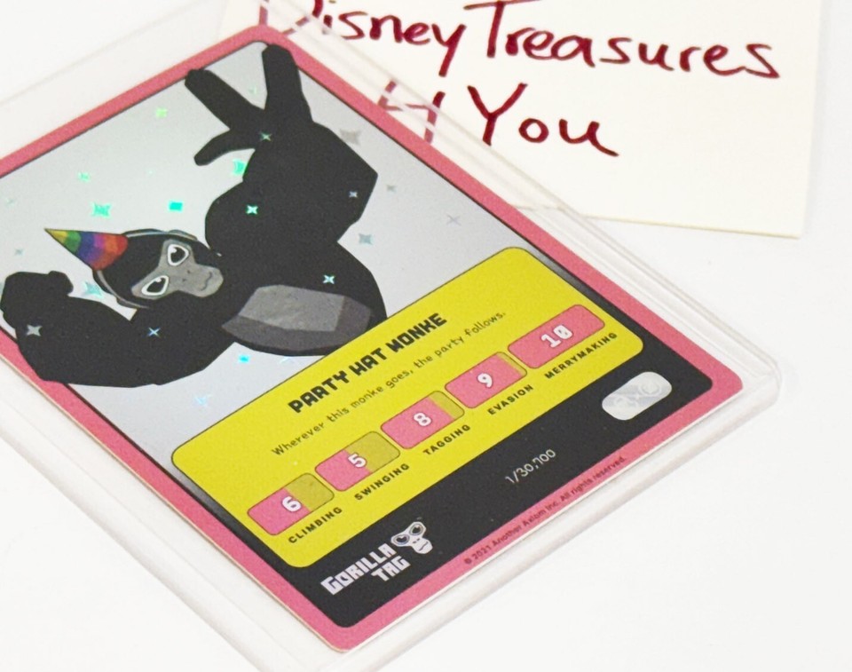 Set of 4 Official Makeship Gorilla Tag Monke Trading Card Limited ...