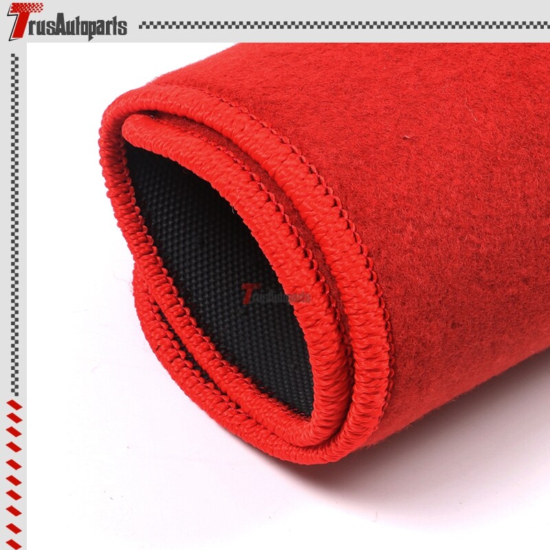 For 90-97 Mazda Miata MX-5 Red Nylon Front Floor Mat Carpet w/ Sport ...