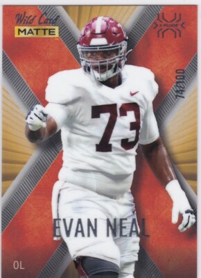 Evan Neal 2022 Wild Card Matte Chase X-PLODE # MXP-15 Giants #74/100 | eBay