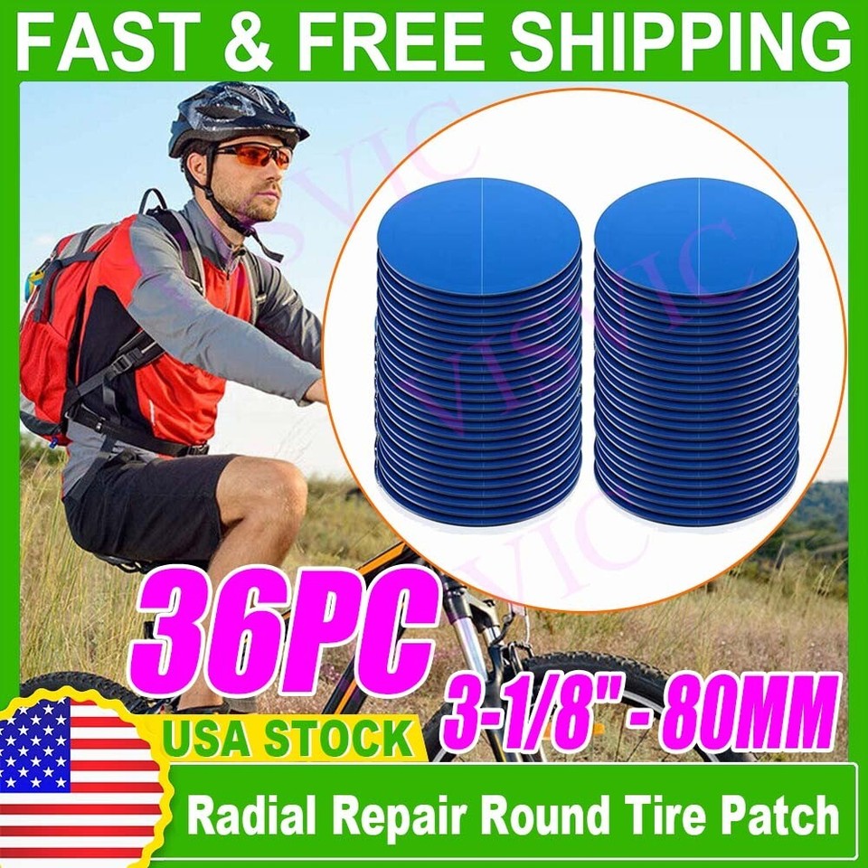36Pieces Radial Round Tire Patch Large 3-1/8"(80mm) Repair Patch- | eBay