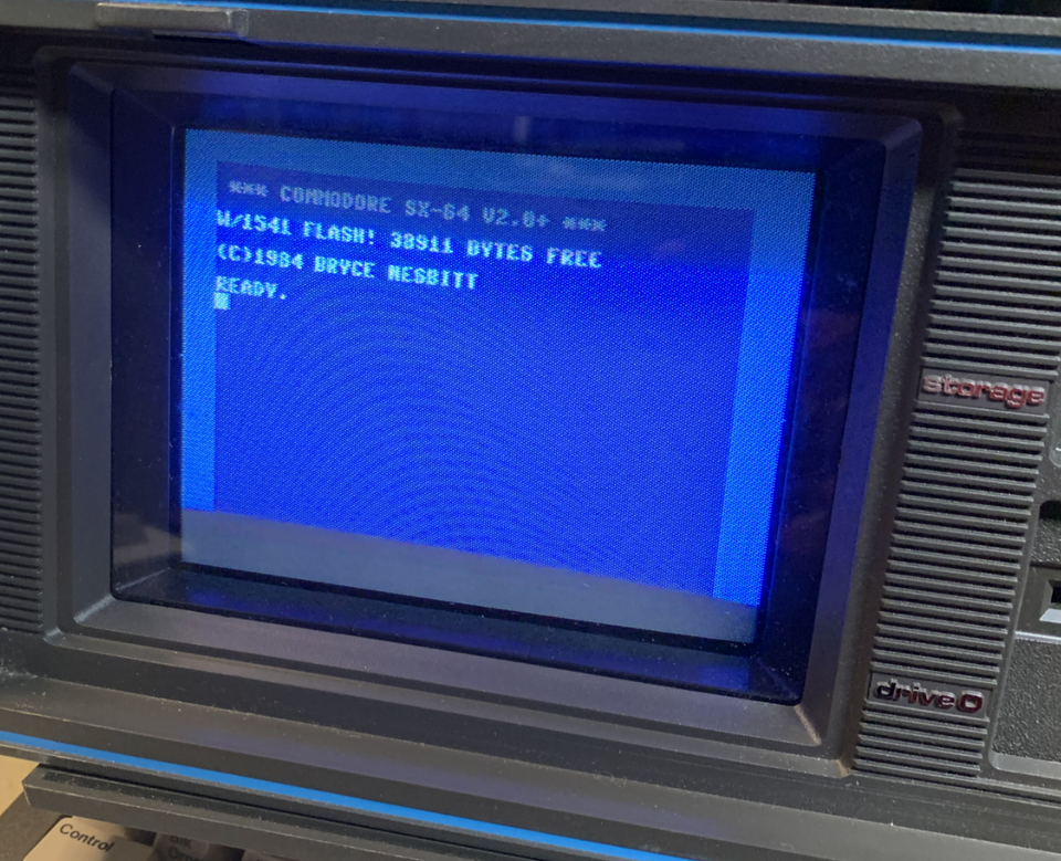 Refurbished Commodore SX-64 w/JiffyDOS 1541 FLASH! Manual EPYX Fast Load Bag SB | eBay