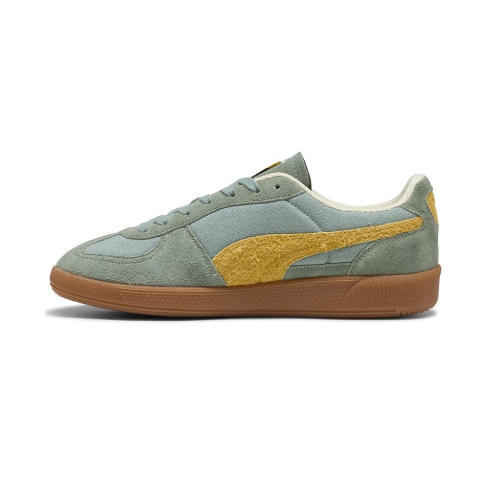 PUMA Palermo Weathered Lace Up Mens Green Sneakers Casual Shoes ...