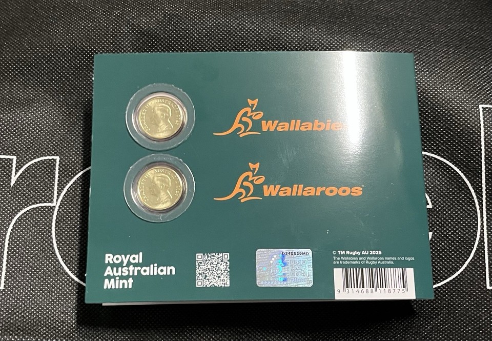 2025 Wallabies/Wallaroos $2 coins- 2025 TWO COIN SET 50k MINTAGE | eBay ...