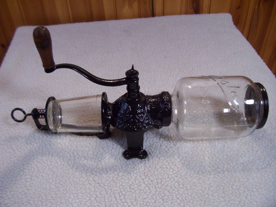 Arcade Crystal # 3 Wall Mount Coffee Grinder-Catch cup not original ...