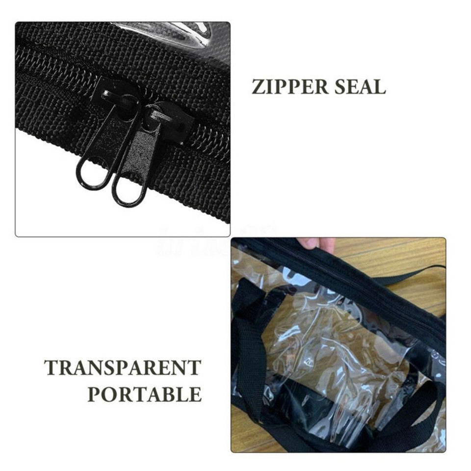 Transparent Tool Bag with Water resistant PVC Stadium Approved and ...