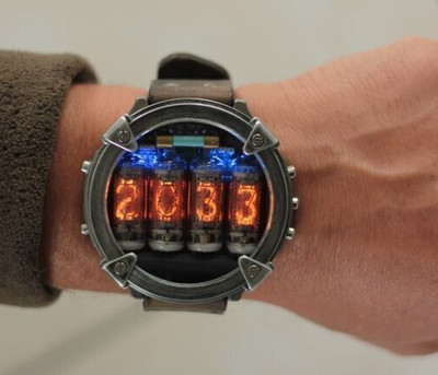 Nixie watch, Metro watch titanium, Handmade, Full functions | eBay